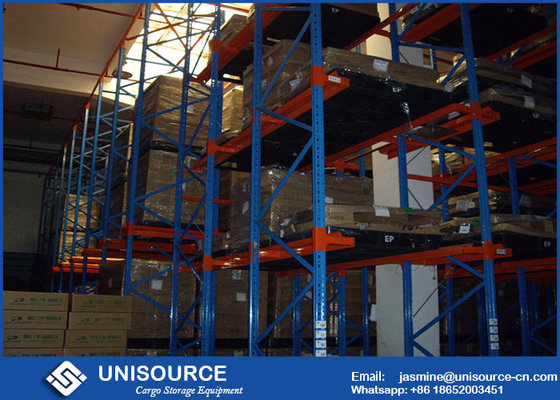 Rotation Steel Drive In Pallet Racking Corrosion Protection Flexibility Design