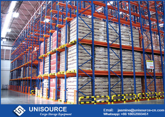 Industrial Drive In Drive Through Racking System For Small Warehouses / Cold Rooms