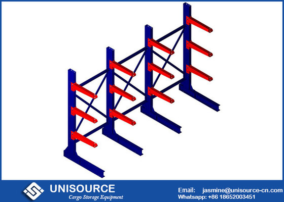 Standard High Grade Cantilever Storage Racks For Tubing / Lumber Storage