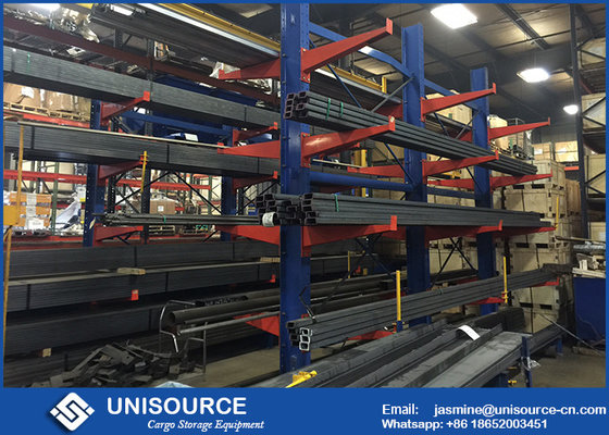 Roll - Formed Cantilever Storage Rack System With Specialized Steel Decking