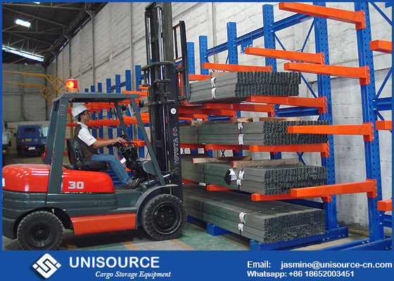 Unisource Industrial Cantilever Storage Racks Cold Storage For Long / Bulky Items