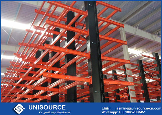 Unisource Industrial Cantilever Storage Racks Cold Storage For Long / Bulky Items