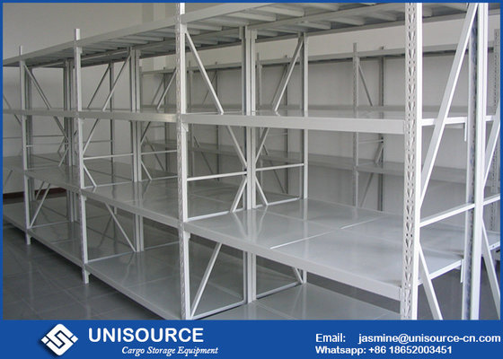 Corrosion Resistant Light Duty Metal Shelving , Industrial Storage Shelves For Indoor