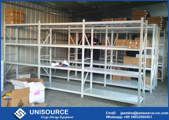 Corrosion Resistant Light Duty Metal Shelving , Industrial Storage Shelves For Indoor