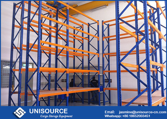 High Cold Rolled Q235 Steel Multi Tier Warehouse Shelving Systems Corrosion Protection