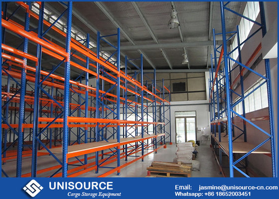 High Cold Rolled Q235 Steel Multi Tier Warehouse Shelving Systems Corrosion Protection