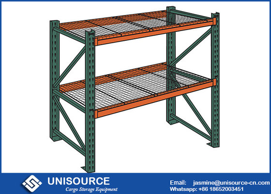 Green Heavy Duty Storage Racks Unisource Industrial With Solid Steel Frames