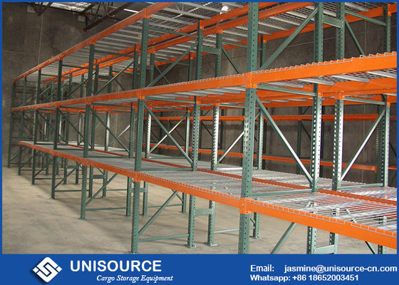 Green Heavy Duty Storage Racks Unisource Industrial With Solid Steel Frames