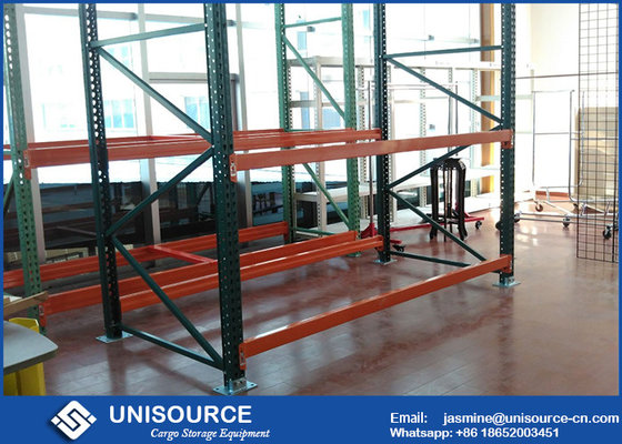 Carbon Steel Industrial Pallet Shelving , Easy Assembly Pallet Racking For Warehouses