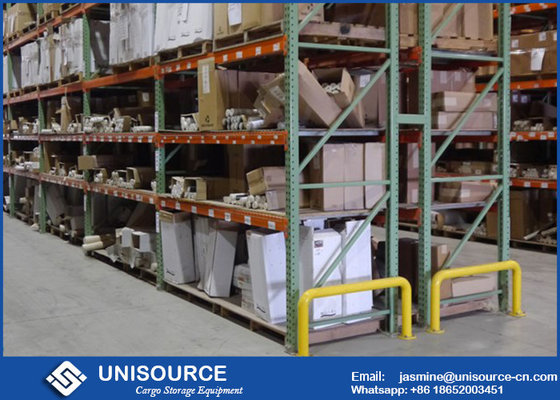 Industrial Steel Storage Teardrop Pallet Rack Flexible Design With Wire Mesh Decking