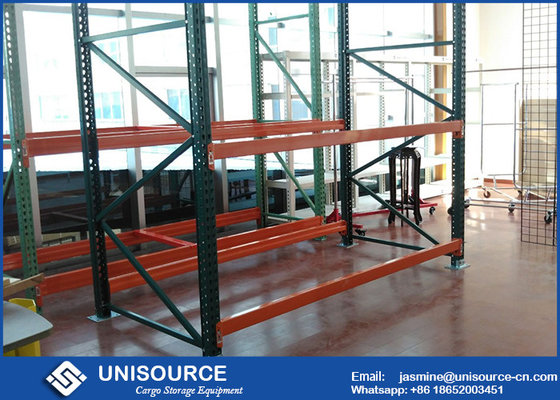 Powder Coated Industrial Pallet Racks Heavy Duty Garage Shelving Corrosion Resistant