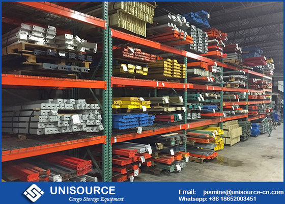 High Density Durable Teardrop Pallet Rack With Heavy Duty Steel Box Beam
