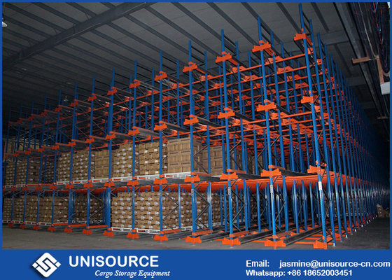 Durable Heavy Duty Steel Shelving , Shuttle Storage System For Cold Room Storage
