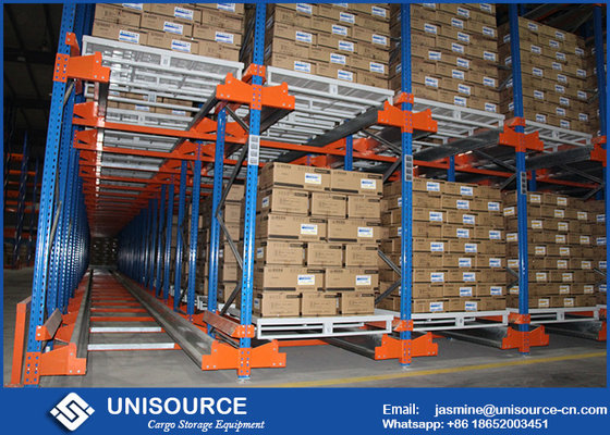 Massive Storage Blue Radio Shuttle Racking System For Industrial Warehouse