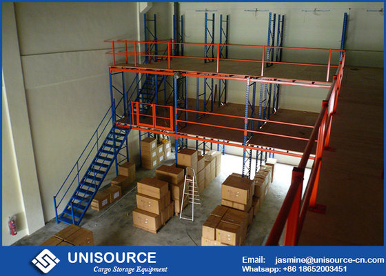 Steel Floor Multi - Tier Rack Supported Mezzanine For Industrial Warehouse