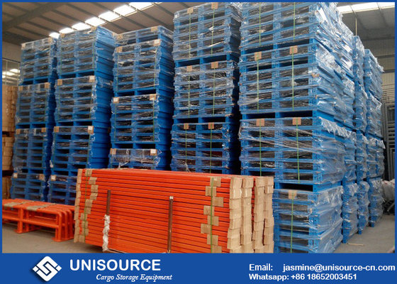 Durable Stackable Warehouse Steel Pallet Corrosion Resistant For Logistics