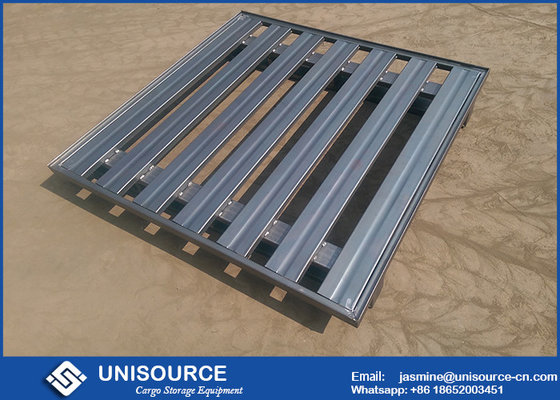 Rust Proof Stackable Warehouse Steel Pallet Strong For Heavy Duty Load