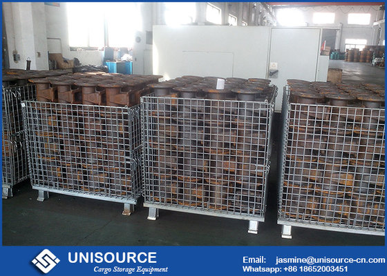 Heavy Storage Steel Wire Cage Galvanized Steel Wire Mesh Storage Boxes