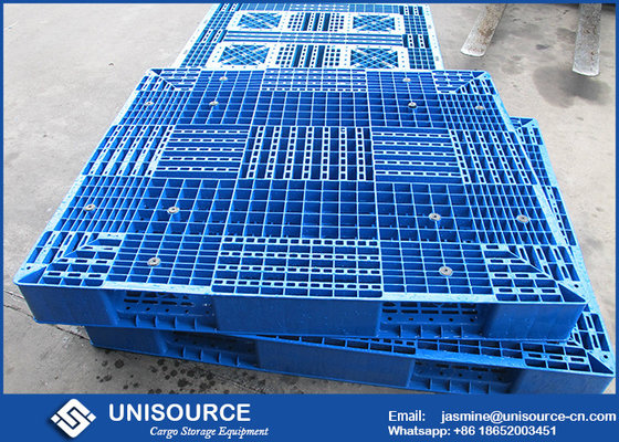 1 Ton Load Stackable Plastic Pallet 1200 X 1000mm HDPE Open Deck  Plastic Euro Pallets