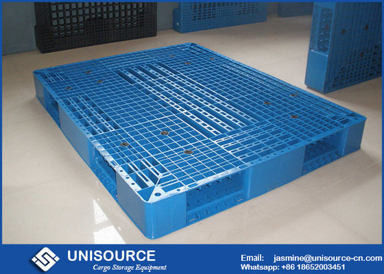 Steel Tubes Plastic Skids Pallets Single Faced Recycled Plastic Pallets For Racking
