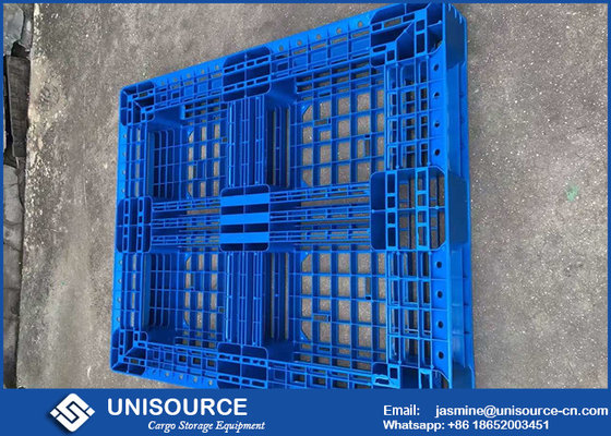 Steel Tubes Plastic Skids Pallets Single Faced Recycled Plastic Pallets For Racking