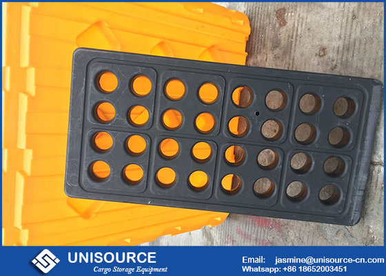 Rotomolding Four Drum Stackable Plastic Pallet , Plastic Shipping Pallets With Heavy Load