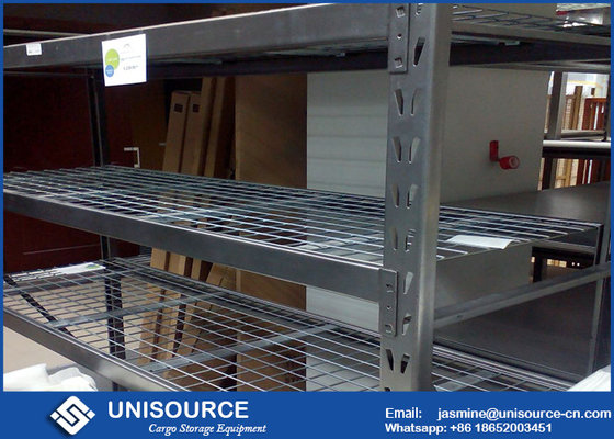 Adjustable Warehouse Storage Racking 1955 X 609 X 1828Mm With Interlocking Wire Decks