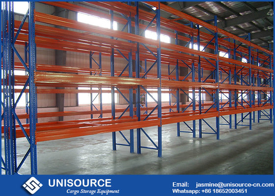 Q235B Industrial Steel Pallet Storage Racks With Heavy Loading Wooden Pallet
