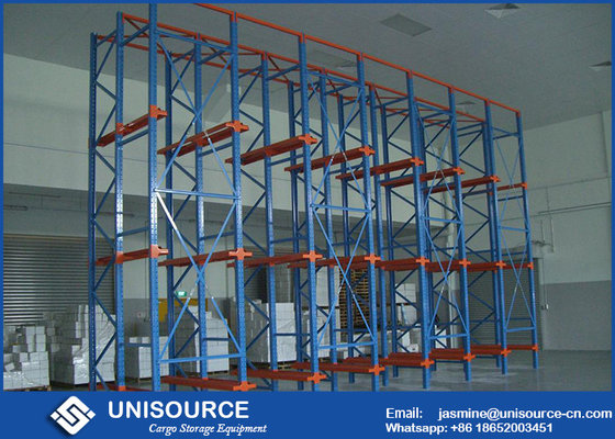 Heavy Duty Scale FILO Drive In Pallet Racking Corrosion Protection Powder Coated