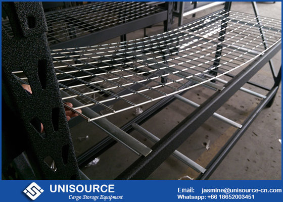 Black Wrinkle Industrial Longspan Shelving Units With Adjustable Boltless