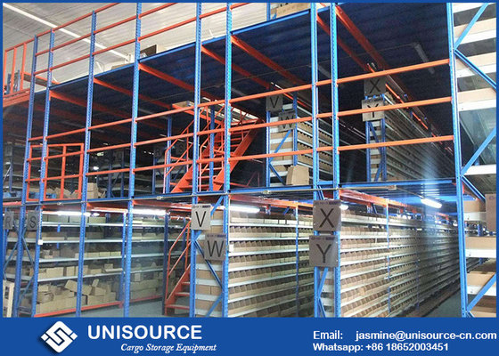 Multi Level Warehouse Storage Racking Supported Steel Mezzanine Floor