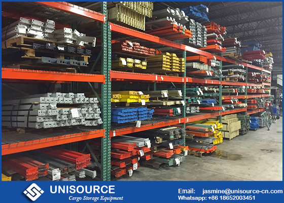 High Efficiency Pallet Storage Racks With Wire Mesh Deck Corrosion Protection
