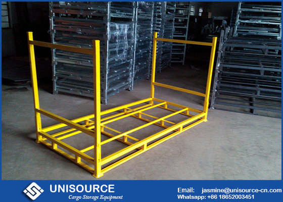 Pallet Storage Shelves OEM , Powder Coated Steel Stacking Racks For Tyre