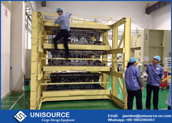 Steel Unisource Mold Storage Racks Half Open / Widely Open For Storing Dozens Molds
