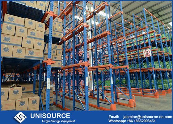 Cold Rolled Steel Drive In Pallet Racking Heavy Duty Industrial Shelving Units