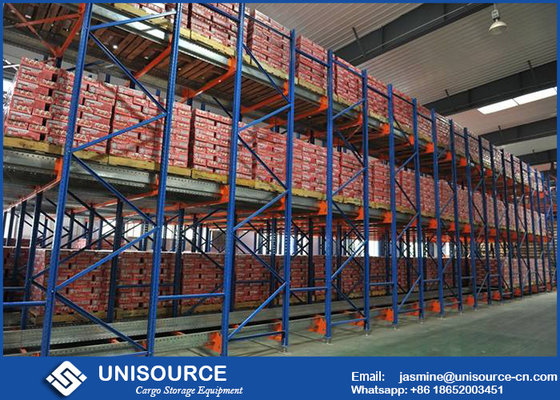 Cold Rolled Steel Drive In Pallet Racking Heavy Duty Industrial Shelving Units
