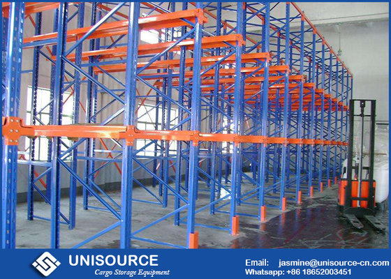 Height Customized Warehouse Shelving Units , FIFO Logistic Beams Heavy Duty Storage Racks