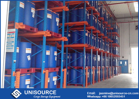 Hot Rolled Steel Drive In Pallet Racking Heavy Duty Racks For Warehouse