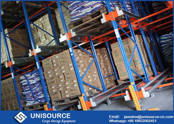 Massive Storage Blue Radio Shuttle Racking System For Industrial Warehouse