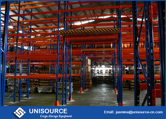 Multi Level Warehouse Storage Shelving , 500 - 20000 Height Mm Industrial Racking Systems