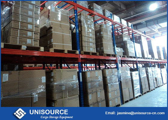Adjustable Warehouse Storage Racking High Grade Q235 Carbon Steel Upright Frame