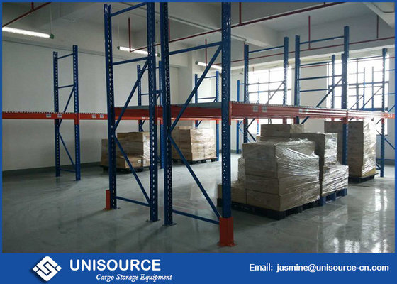 Adjustable Warehouse Storage Racking High Grade Q235 Carbon Steel Upright Frame