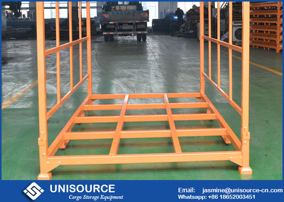 2400lbs Load Adjustable Warehouse Tire Racks Foldable with Removable Posts