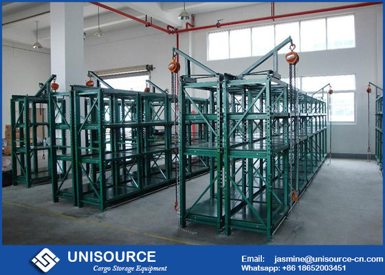 Adjustable Mold Storage Racks Standard Size With Full Extension Roll Out Shelving