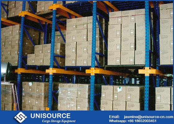 Double Entry LIFO Drive In Pallet Racking 400 - 1500mm Depth Easy Assembly