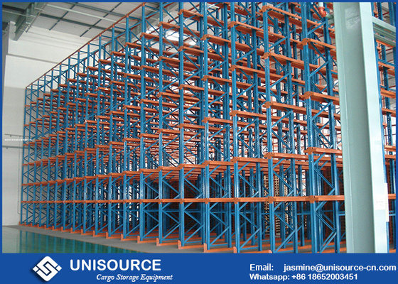 Drive In Racking System For Storing , Drive Through Racking With Limited Space