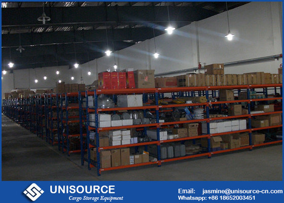 Standard Bulk Goods Storage Industrial Shelving Systems Anti - Rust With Metal Decking