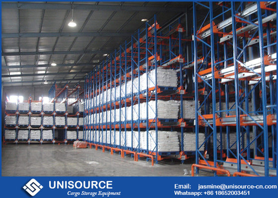 Flexible Drive Through Pallet Racking , Automated Cold Storage Radio Shuttle System