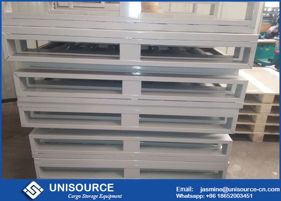 Waterproof Heavy Duty Steel Pallets , Durable Stackable Steel Pallets 1000 - 3000 Kg Load