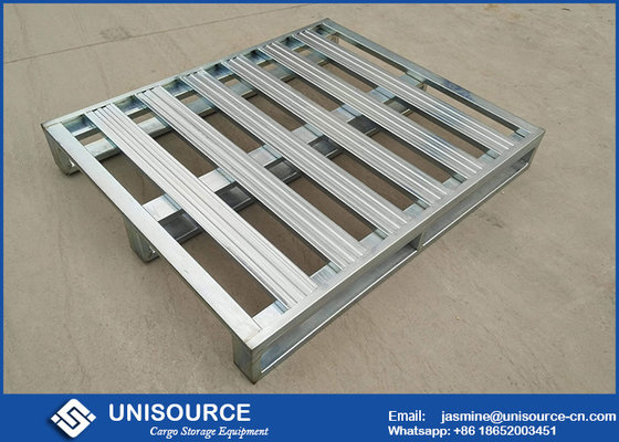 Heavy Duty Galvanized Steel Pallets ,  Metal Steel Plate Stackable Metal Pallets